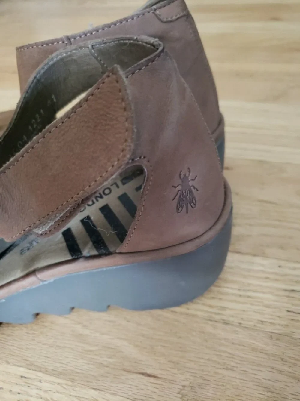 Fly London | Shoes | Fly London Bezo Sandals Tan Platform Lug Womens ...